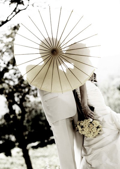 Clever Ways To Use A Parasol - Celebrity Style Weddings